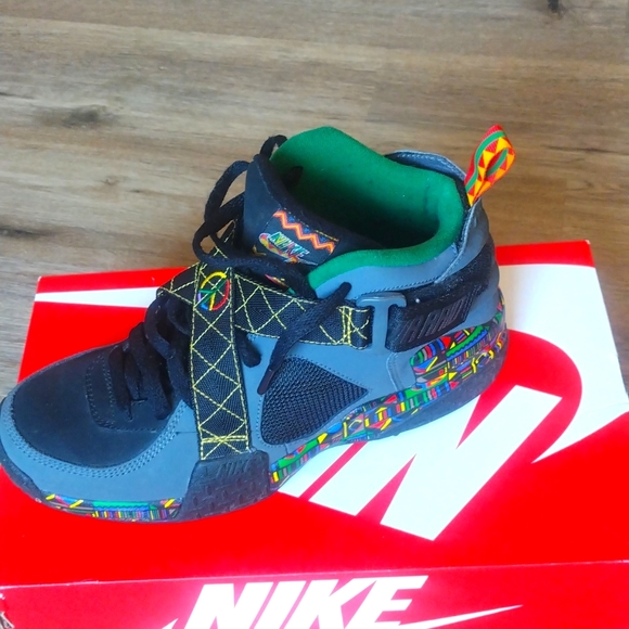 Nike | Shoes | Nike Air Raid Peace Urban Jungle Dark Grey Black Red ...